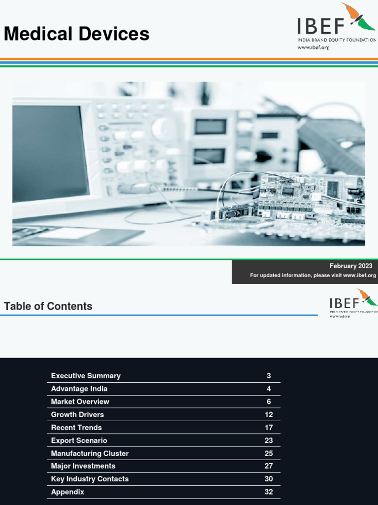 India Medical Devices Market Overview | PDF | Medical Device | Initial ...