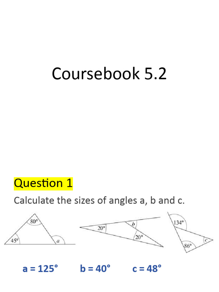 chapter 5 prac的副本 | PDF | Triangle | Geometry