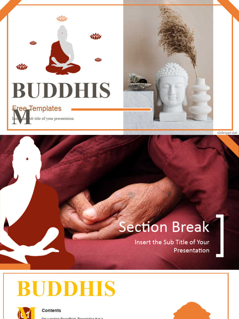 Buddhism Template Slidesppt.net | PDF | Microsoft Power Point ...