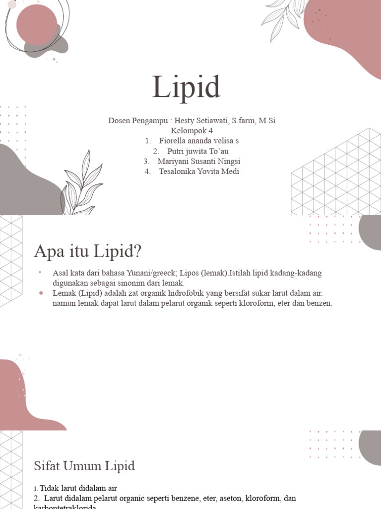 Lipid | PDF