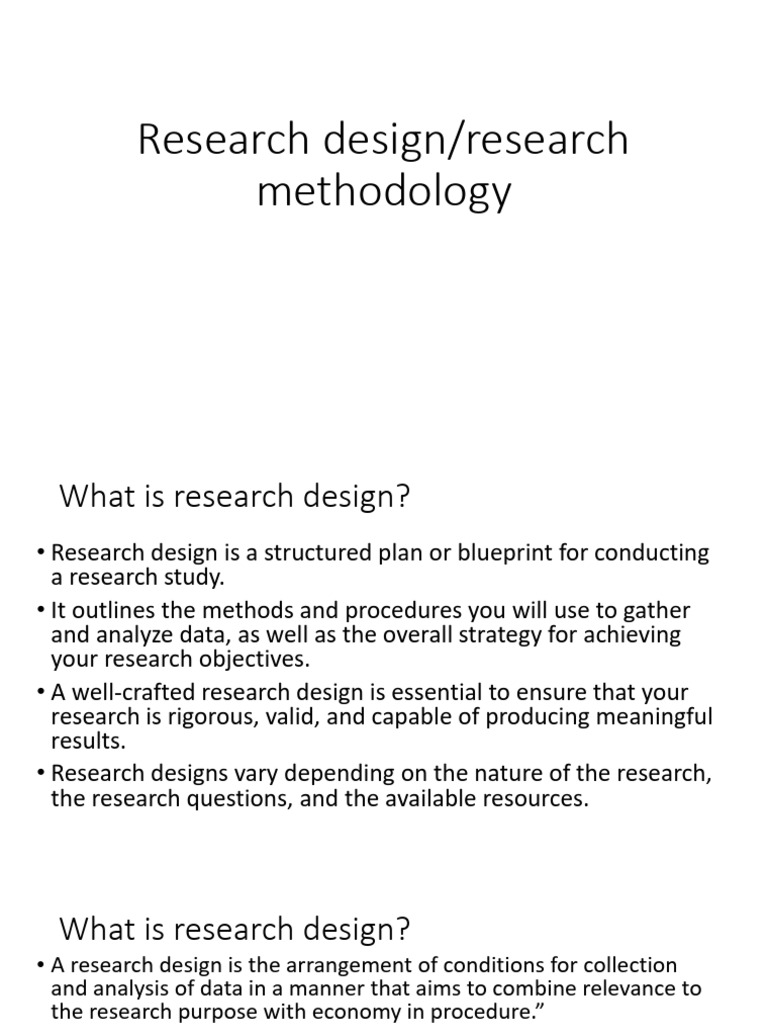 Understanding Research Design Methods | PDF | Methodology ...