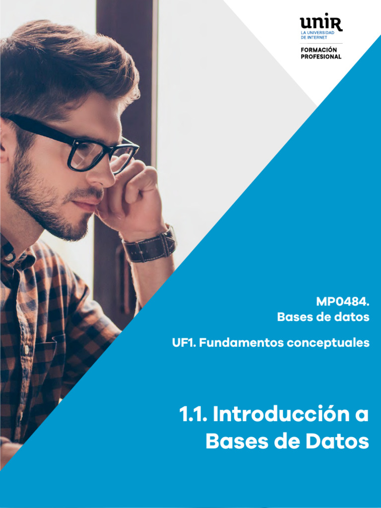 Tema 1 Introducción a Bases de Datos UNIR | PDF | Bases de datos ... Tema 1 Introducción a Bases de Datos UNIR | PDF | Bases de datos ...