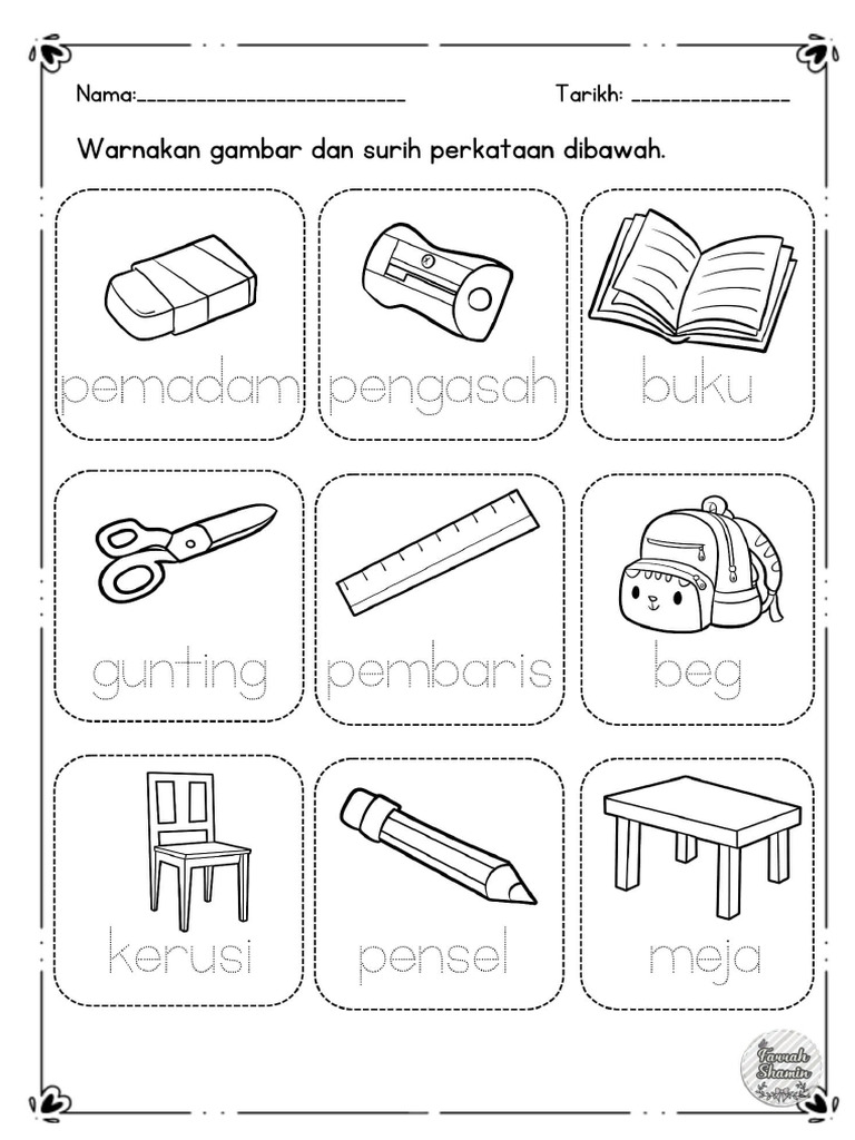 Tema Alat Tulis | PDF