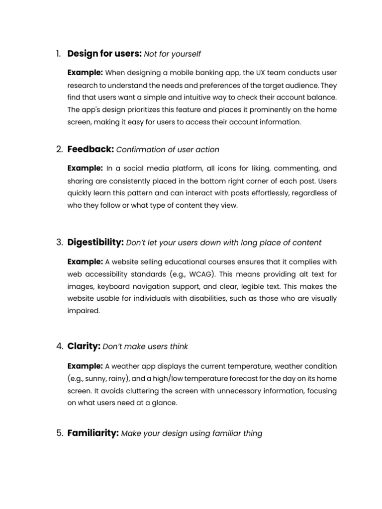 7 Factors of UX Design With Example | PDF | Usability | Human–Computer Interaction