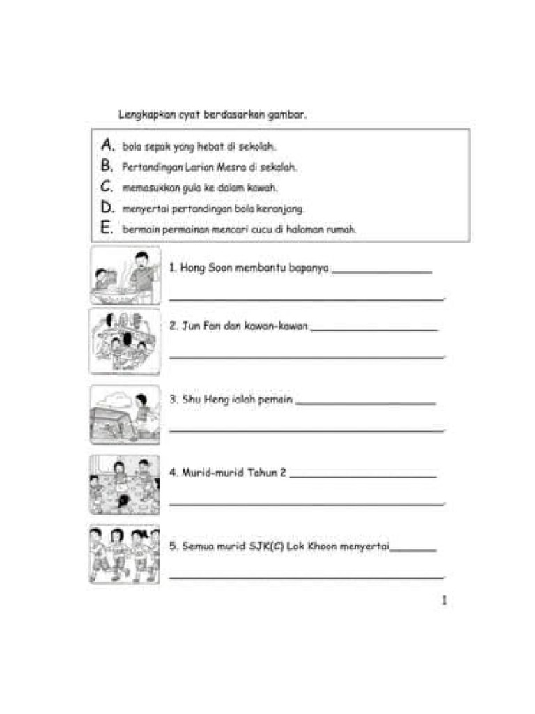 Latihan Bm Tahun 3 Pdf