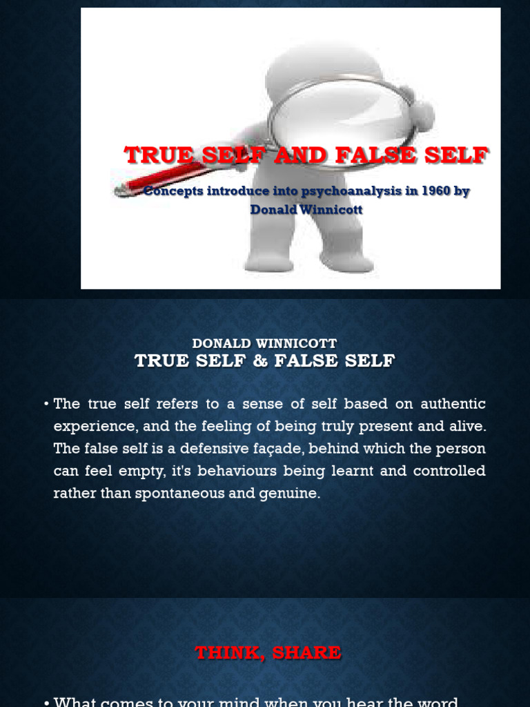GE1-TRUE-SELF-VS.-FALSE-SELF-2023 | PDF | Psychological Theories ...