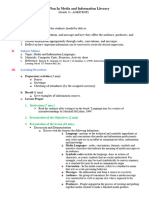 Media and Information Literacy Daily Lesson Log | PDF | Multimedia ...