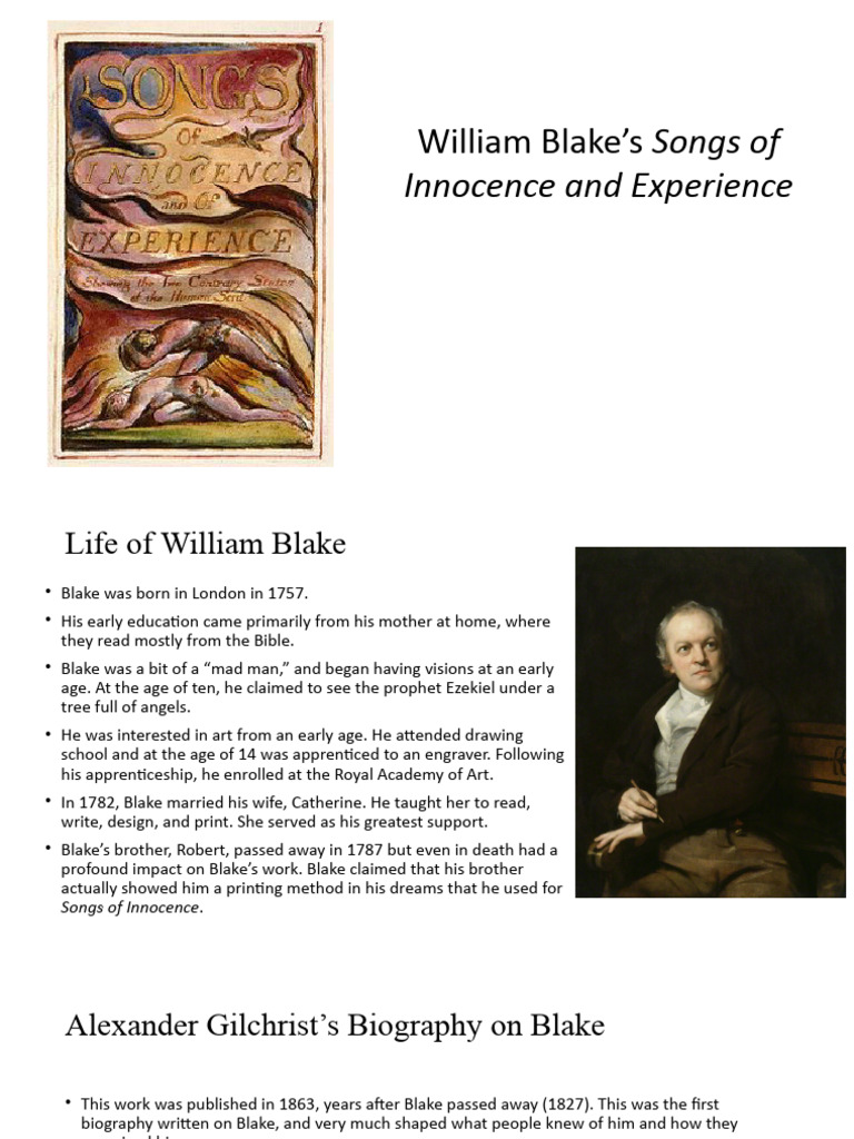 William Blake Powerpoint 2ffm7qb | PDF | William Blake