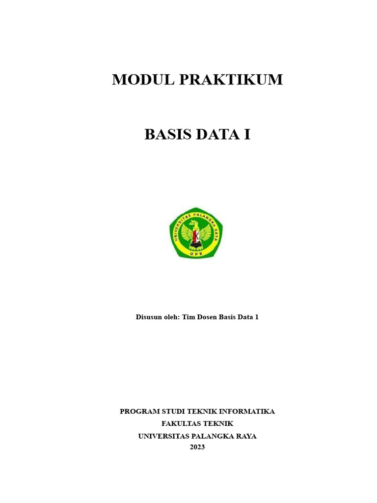 Tata Tertib Praktikum Basis Data | PDF | Komputer