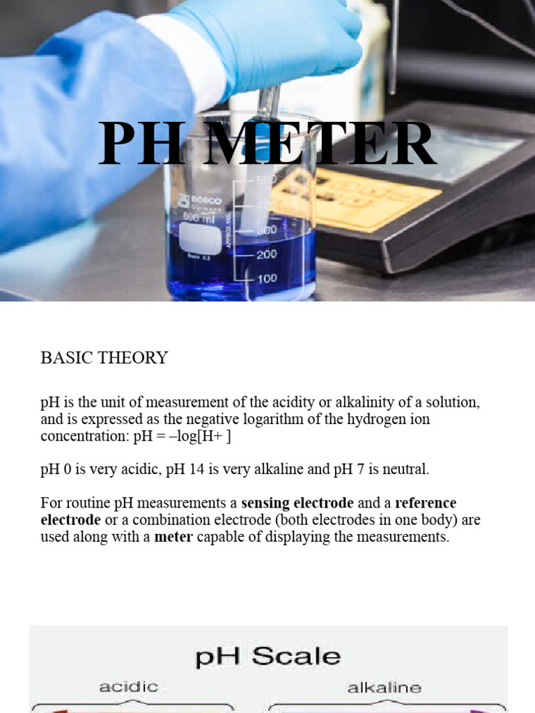 PH METER Presentation | PDF