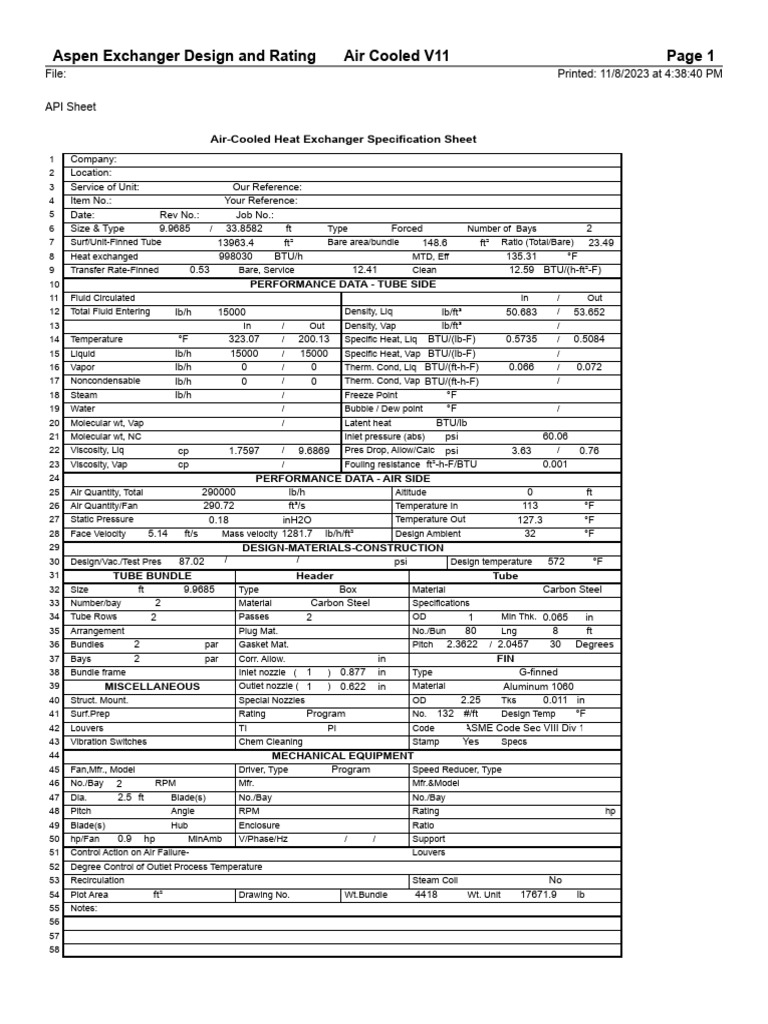 Ac-8 DS | PDF | Liquids | Heat Exchanger