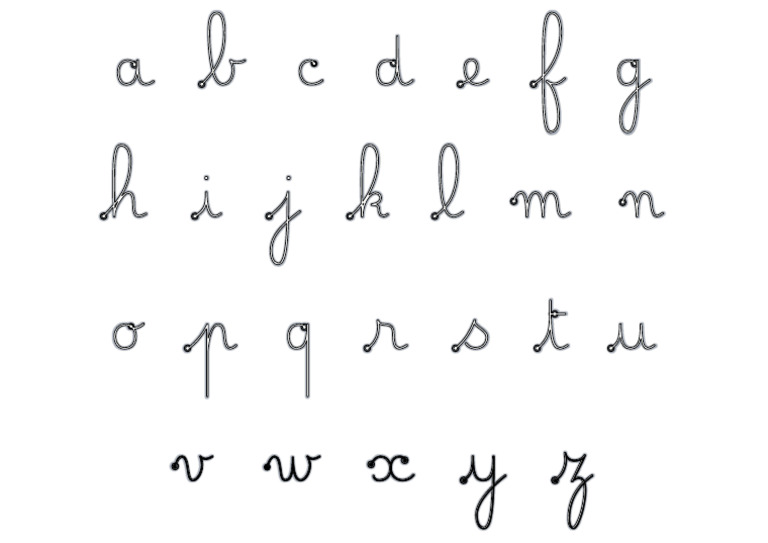 Cursive Entrainement Ductus | PDF