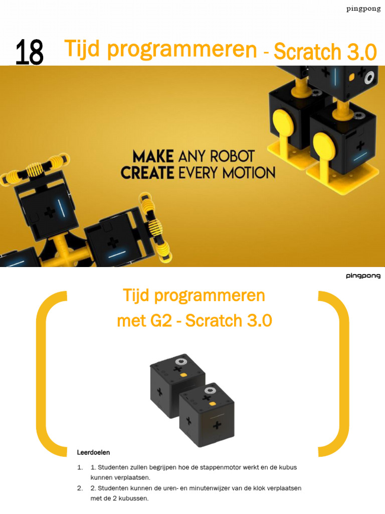18 Tijd Programmeren Met G2 | PDF