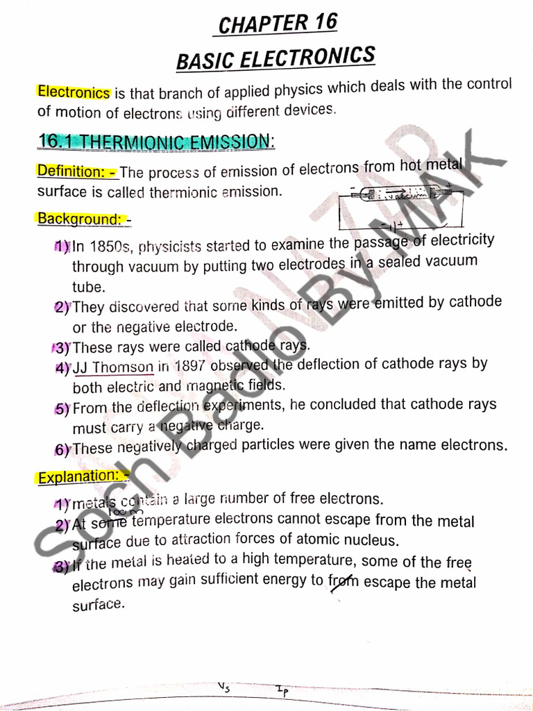 Basic-Electronics Watermark | PDF
