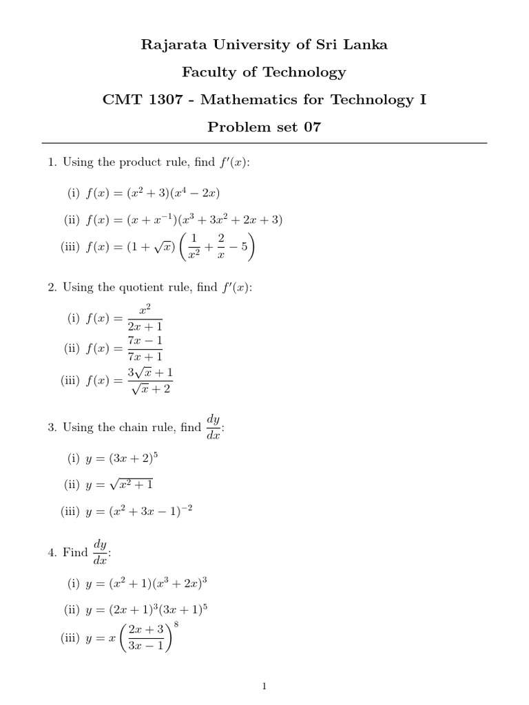 CMT 1307 Tutorial 7 | PDF