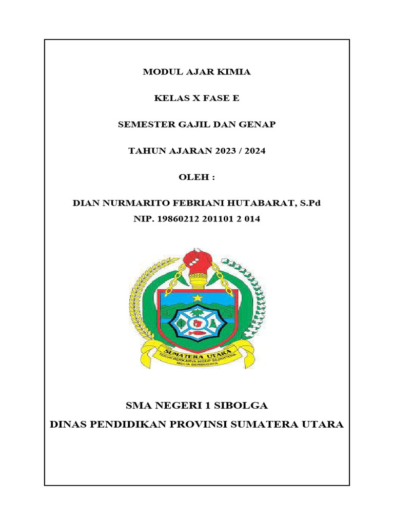 MODUL AJAR KELAS X LENGKAP | PDF