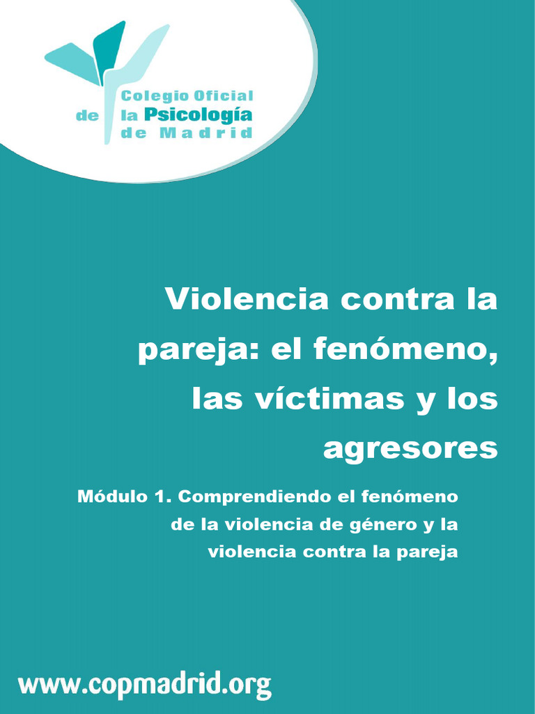 M1. Comprendiendo El Fenómeno | PDF | La violencia contra las mujeres | Feminismo