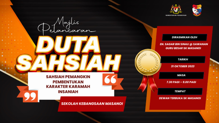 Banner Duta Sahsiah | PDF