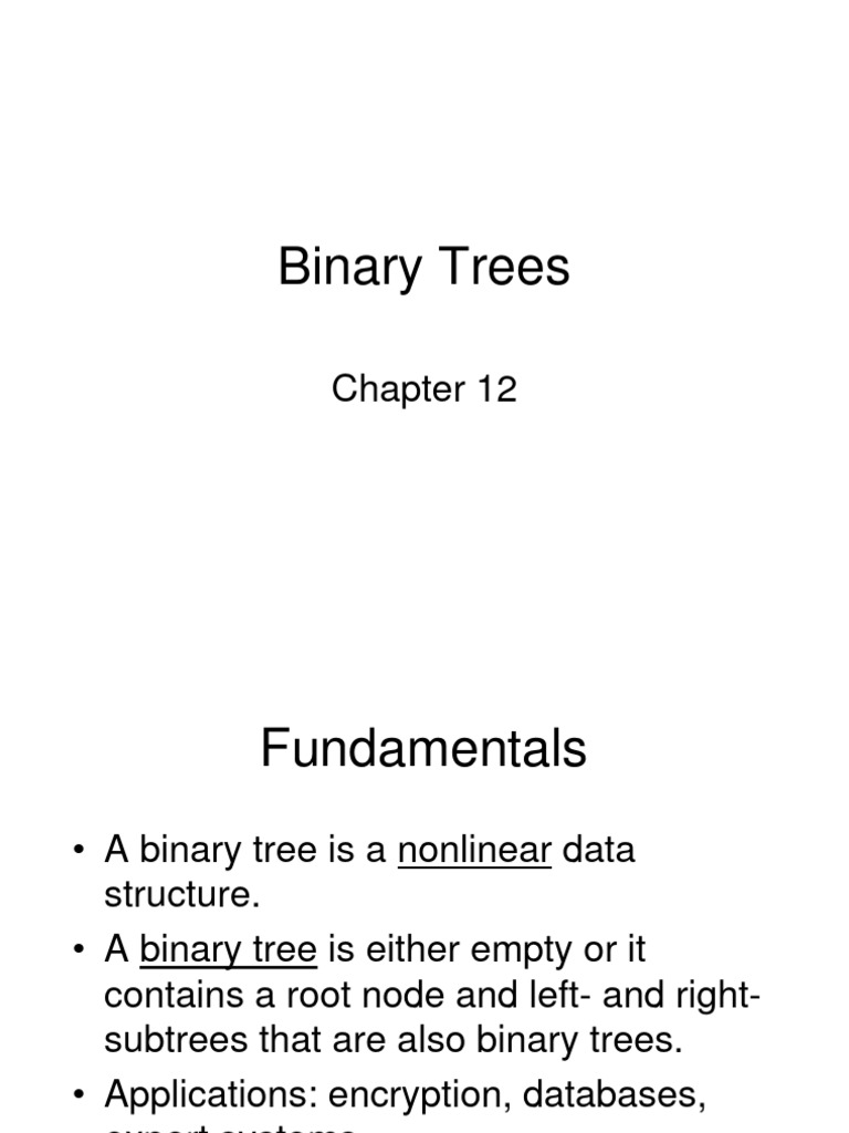 Binary Tree | PDF | Data Management | Algorithms And Data Structures Binary Tree | PDF | Data Management | Algorithms And Data Structures