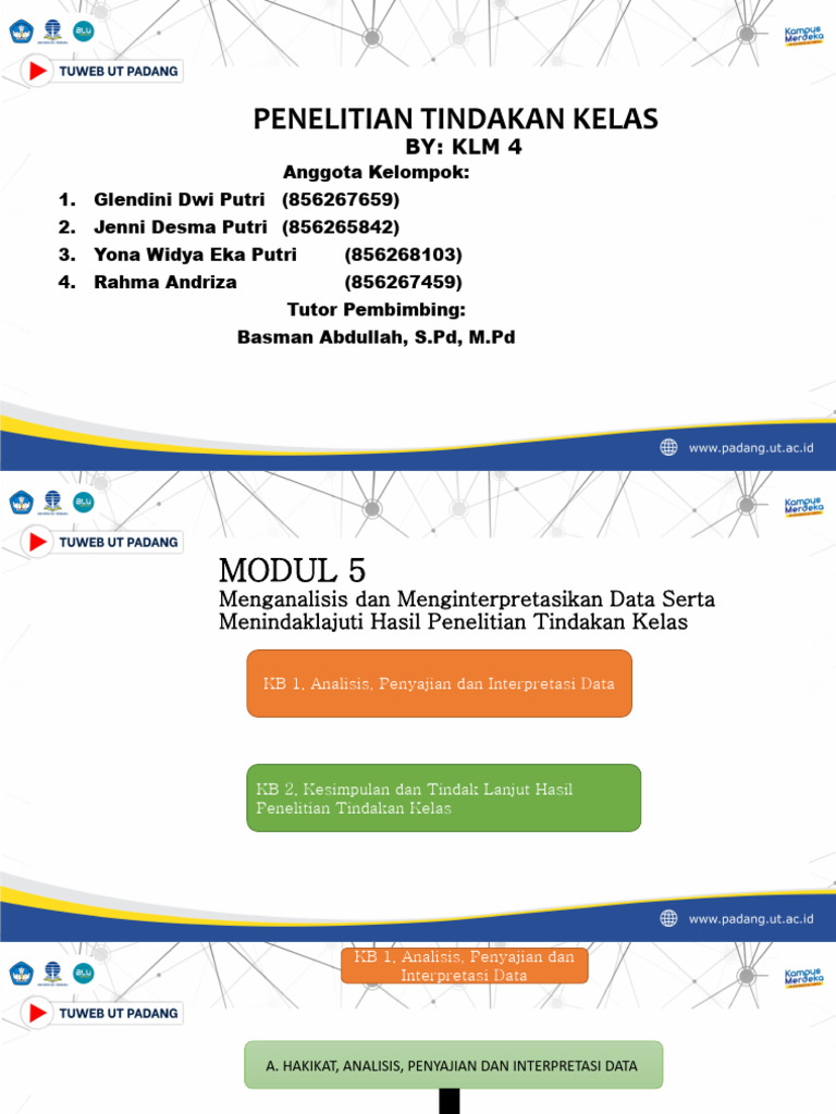 MODUL 5 PTK KLM 4 - Menganalisis Dan Interpretasi Data | PDF