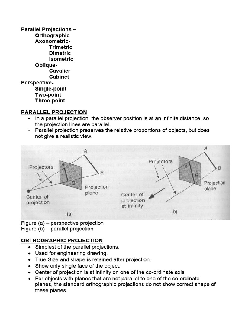 Projections | PDF | Drawing | Technical Drawing