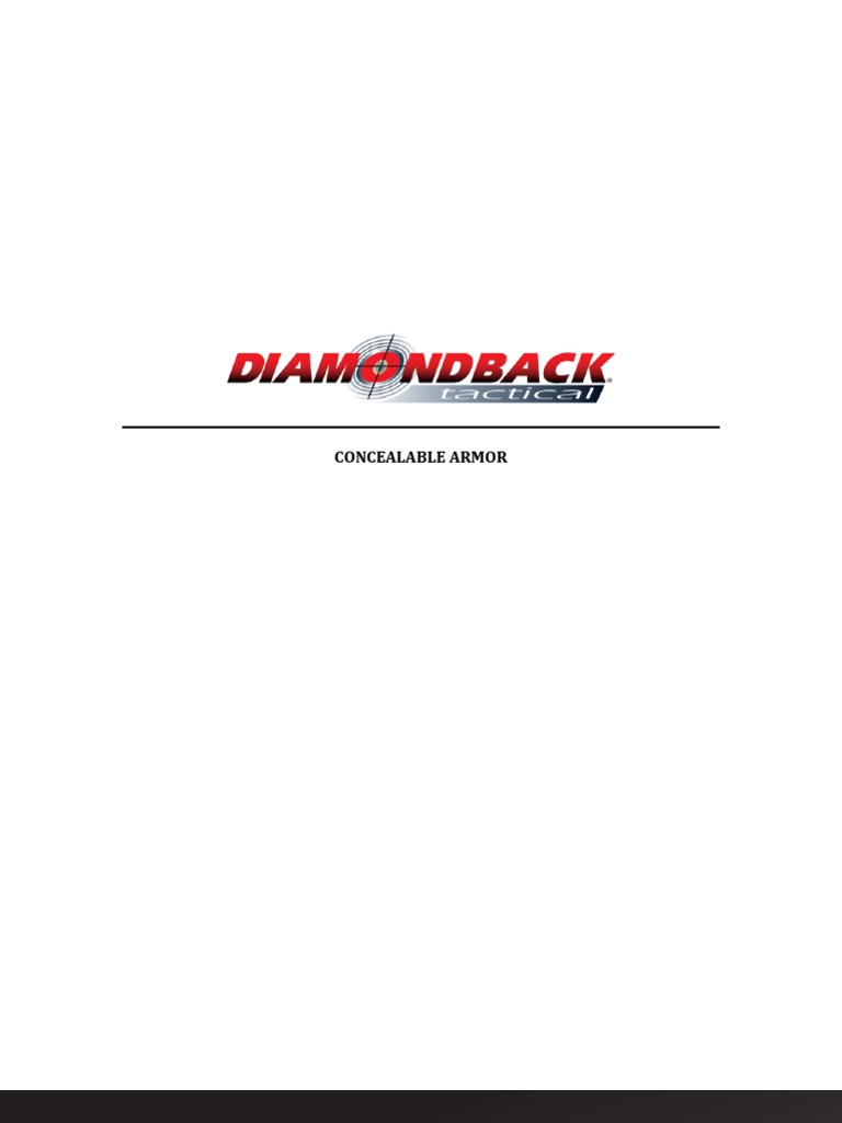 Diamondback Tactical 2011 | PDF | Military Technology | Equipment