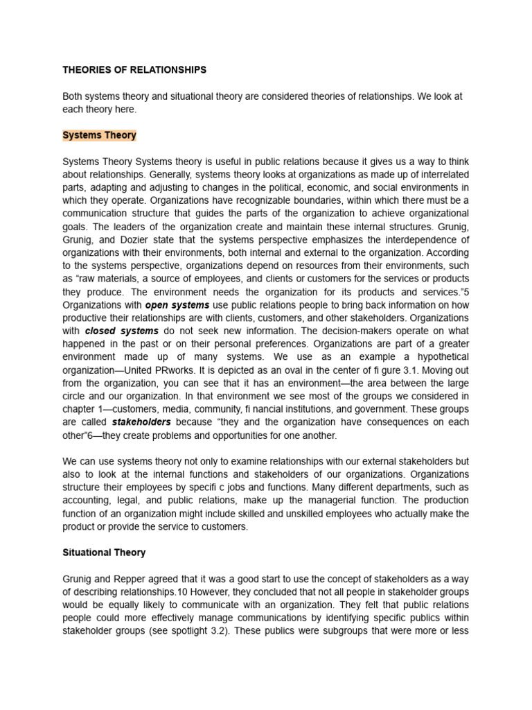 PR Theories | Download Free PDF | Mass Media | Information