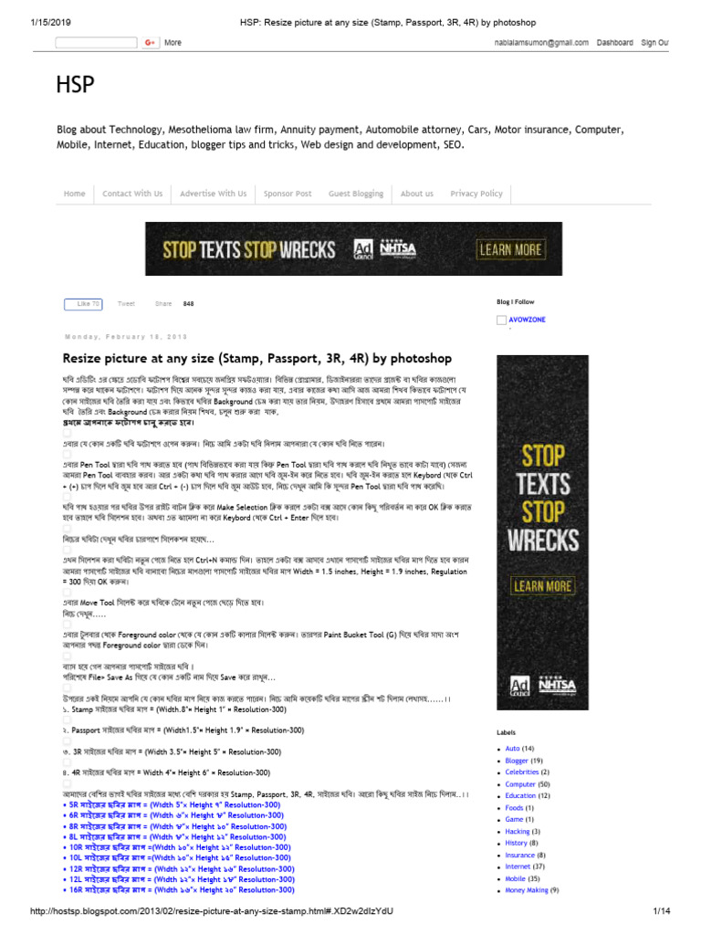 HSP - Resize Picture at Any Size | PDF