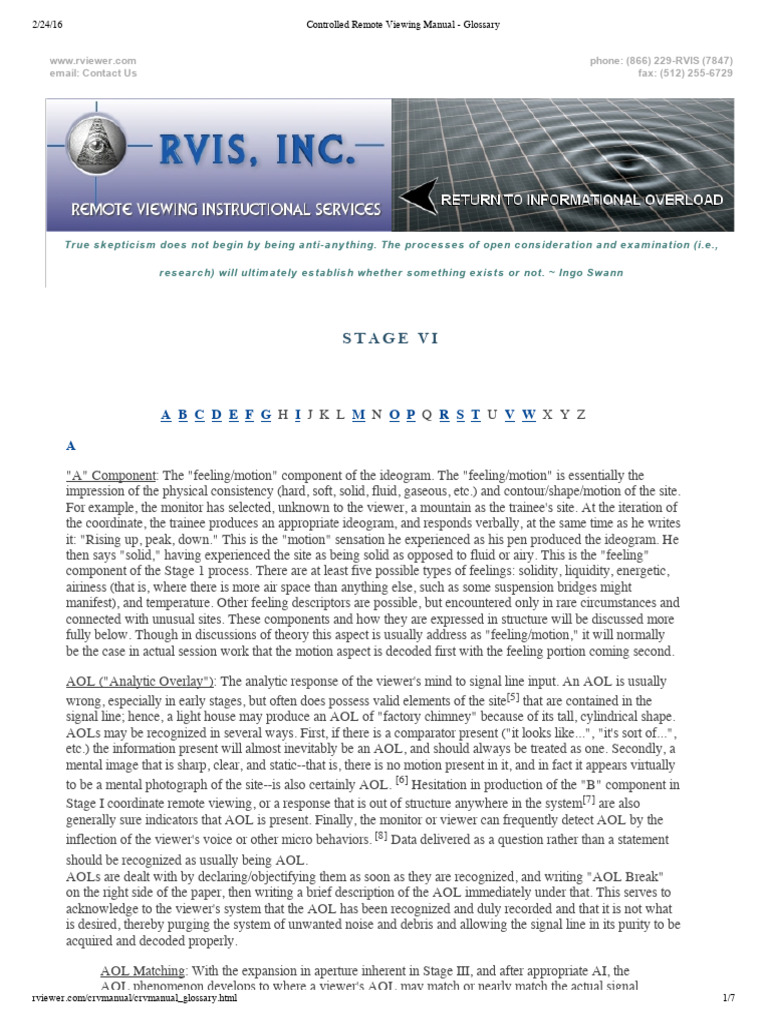Remote Viewing Training | PDF | Senses | Perception
