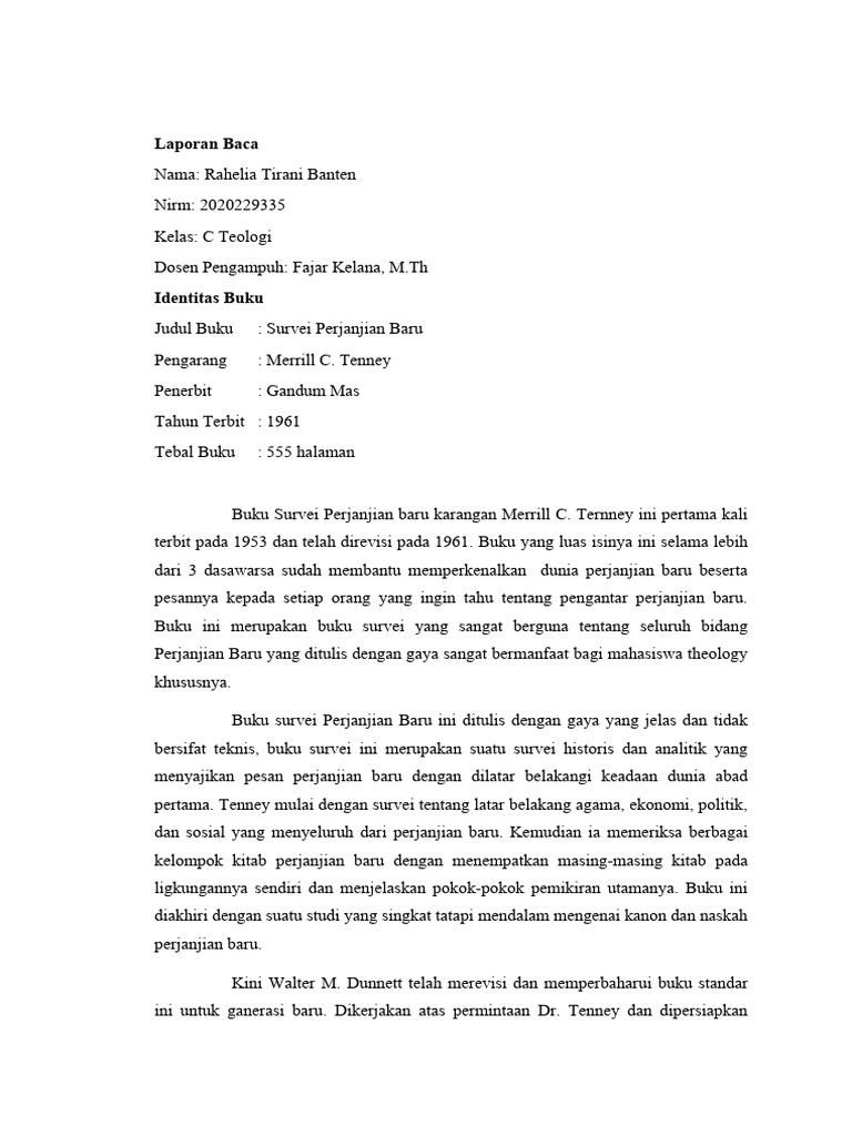 Laporan Baca PPB | PDF