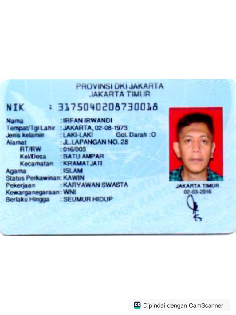 KTP Abi | PDF