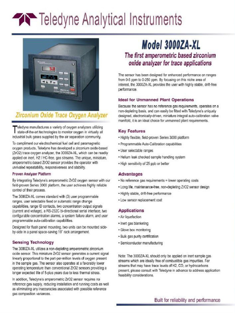 Model 3000ZA-XL | PDF