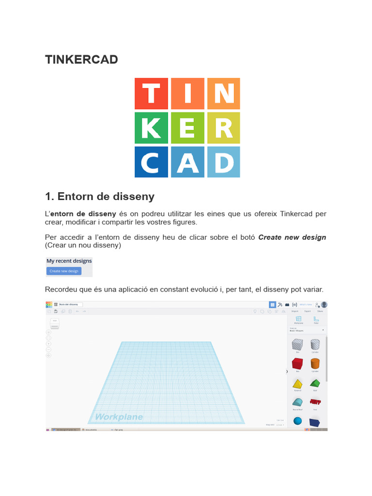 TinkerCAD | PDF