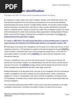 INTERPOL Disaster Victim Identification Guide | PDF | Emergency | Autopsy
