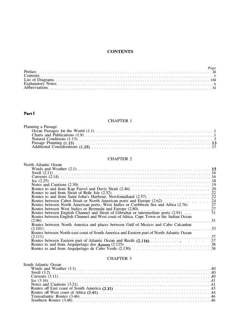 Global Ocean Passage Planning Guide | PDF | Pacific Ocean | Wound