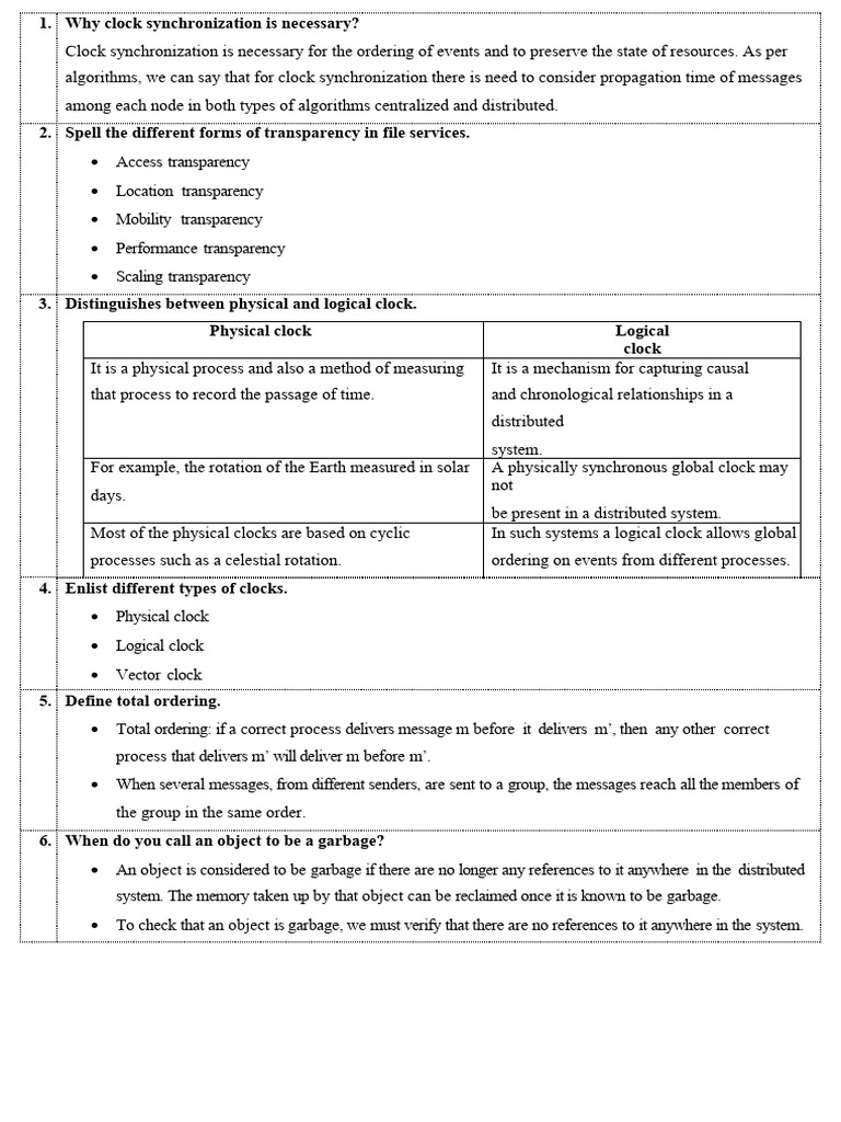 2 Marks | PDF | Clock | Computing