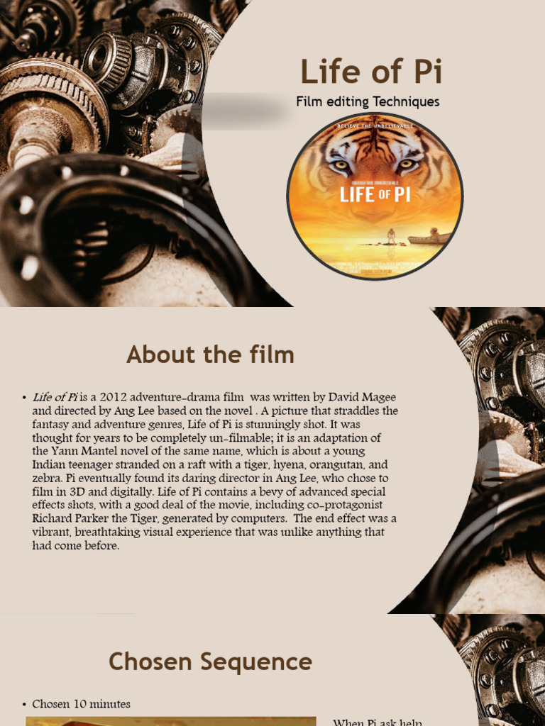 Life of Pi: Cinematic Techniques Explained | PDF | Cinematography