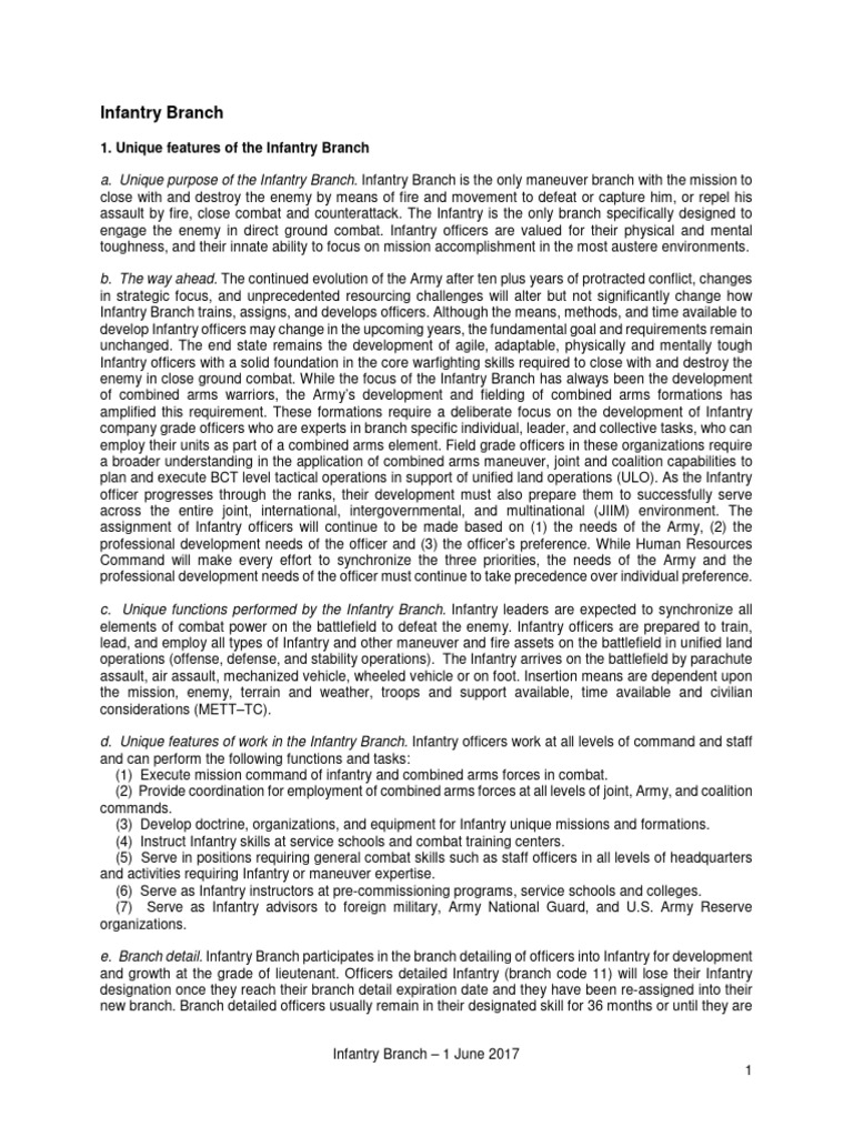 In Da Pam 600-3 | PDF | Brigade | Battalion