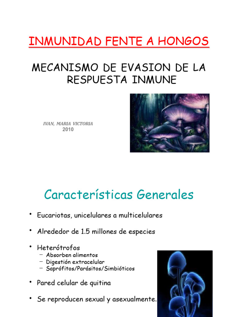 Inmunidadcontra Hongos | PDF | Hongo | Sistema inmune