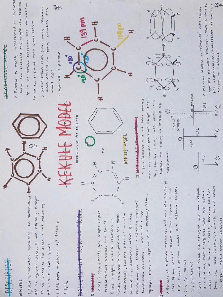 Benzene Kekule Model | PDF
