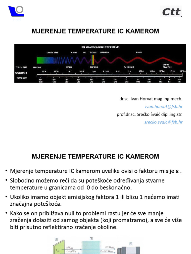Mjerenje Temperature Ic Kamerom | PDF