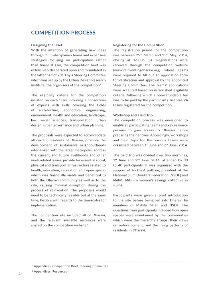 00d Competition Process | PDF