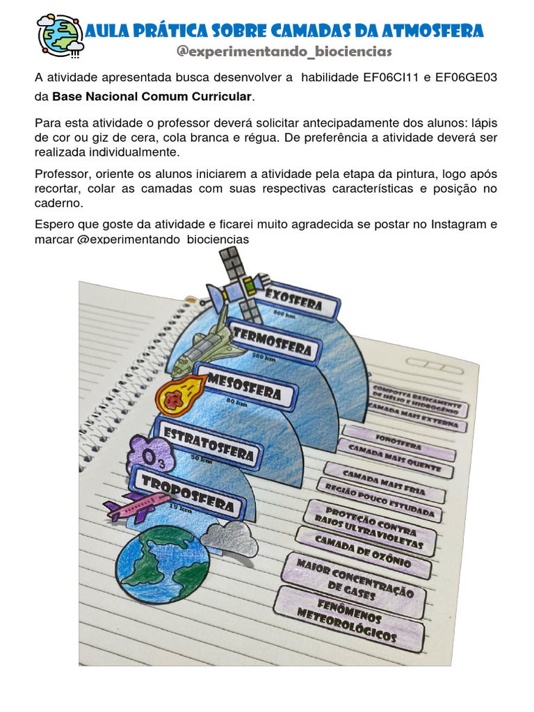 10 2 O Camadas Da Atmosfera | PDF