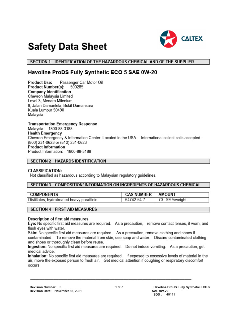 SDSDetail Page | PDF | Personal Protective Equipment | Toxicity