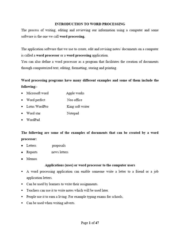 Practical Theory Notes | PDF | Microsoft Access | Microsoft Excel