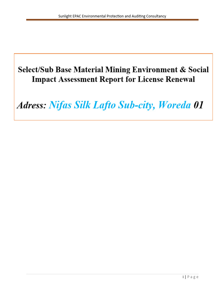 Zintalesh Final Eia | PDF | Environmental Impact Assessment | Mining