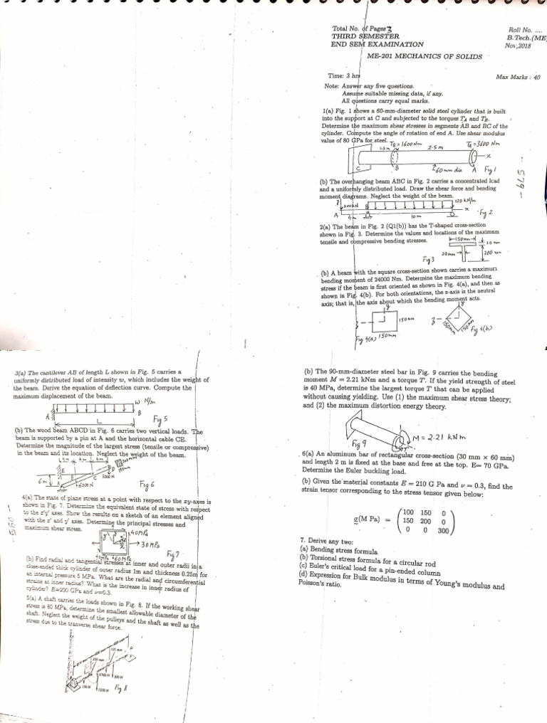 2018 Endsem MOS | PDF