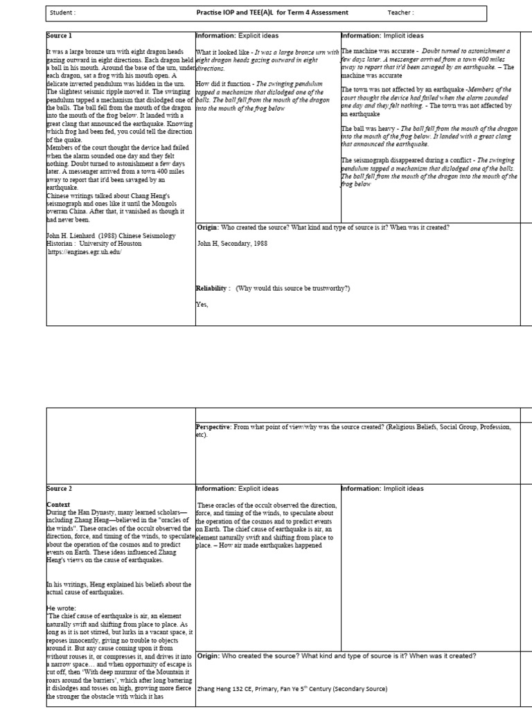 W4L2 Practise IOP Worksheet (AutoRecovered) | PDF