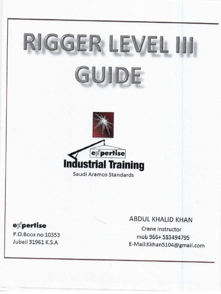 Aramco Level Iii Notes | PDF