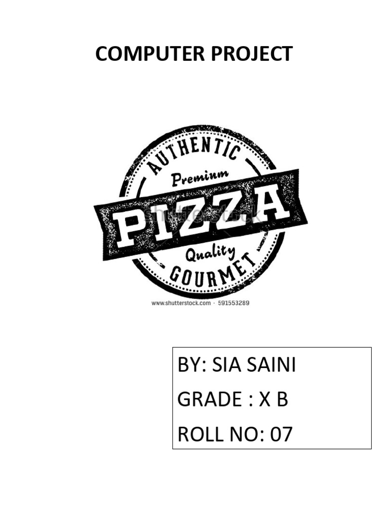 Pizza Express Bill Generator | PDF | Boolean Data Type | Mathematical Logic